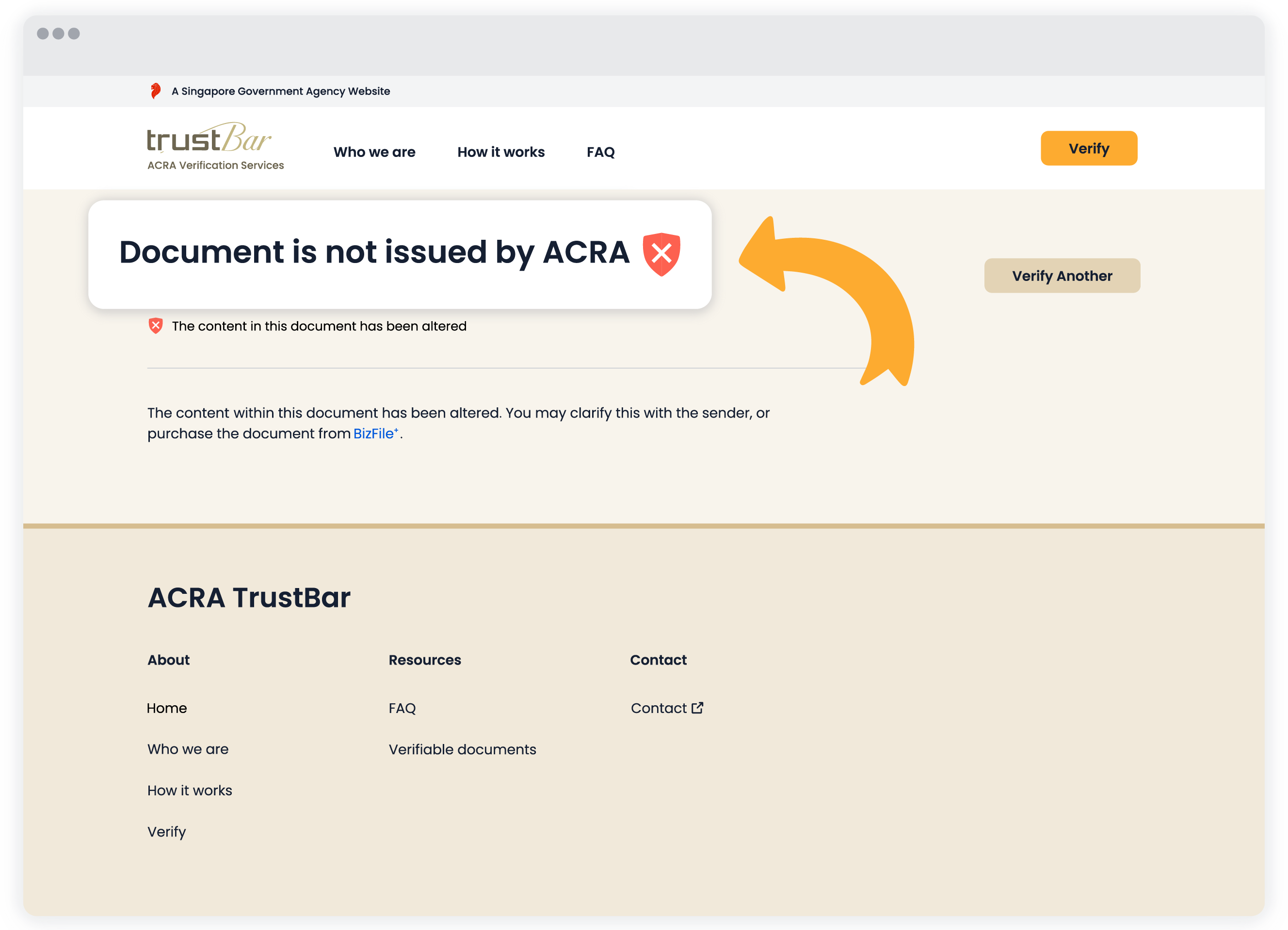 New trustBar verification service provides added assurance on authenticity of ACRA-s Business ...